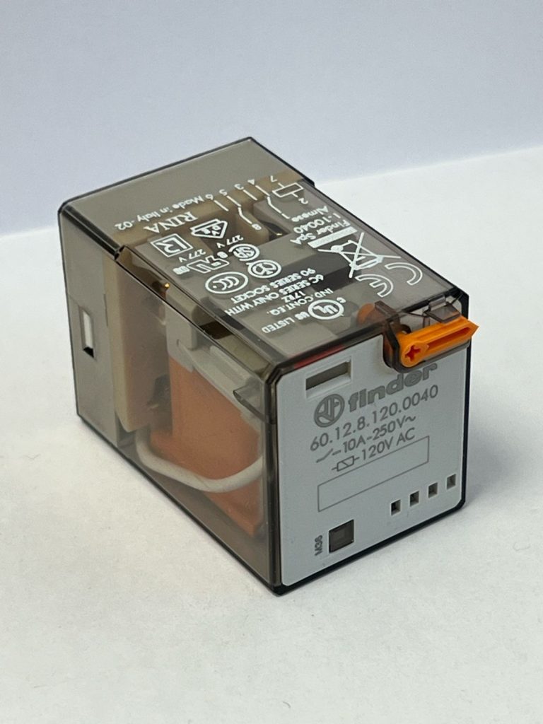 60.12.8.120.0040 Rele Octal Finder 2 Contactos 10A 120VAC.